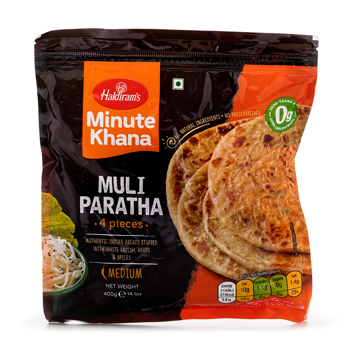 Haldirams Muli Paratha 400gm | Hyderabad Foods